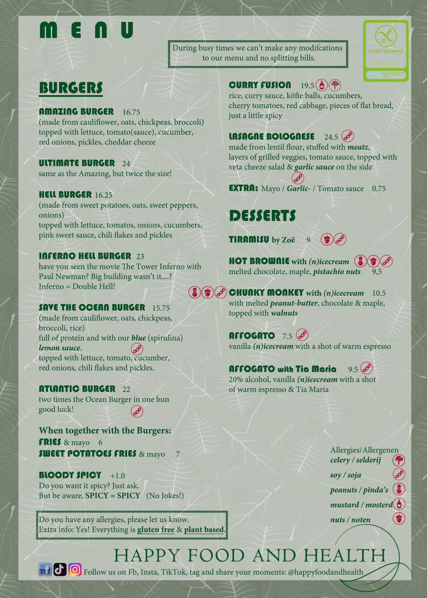 Menu – HappyFoodandHealth